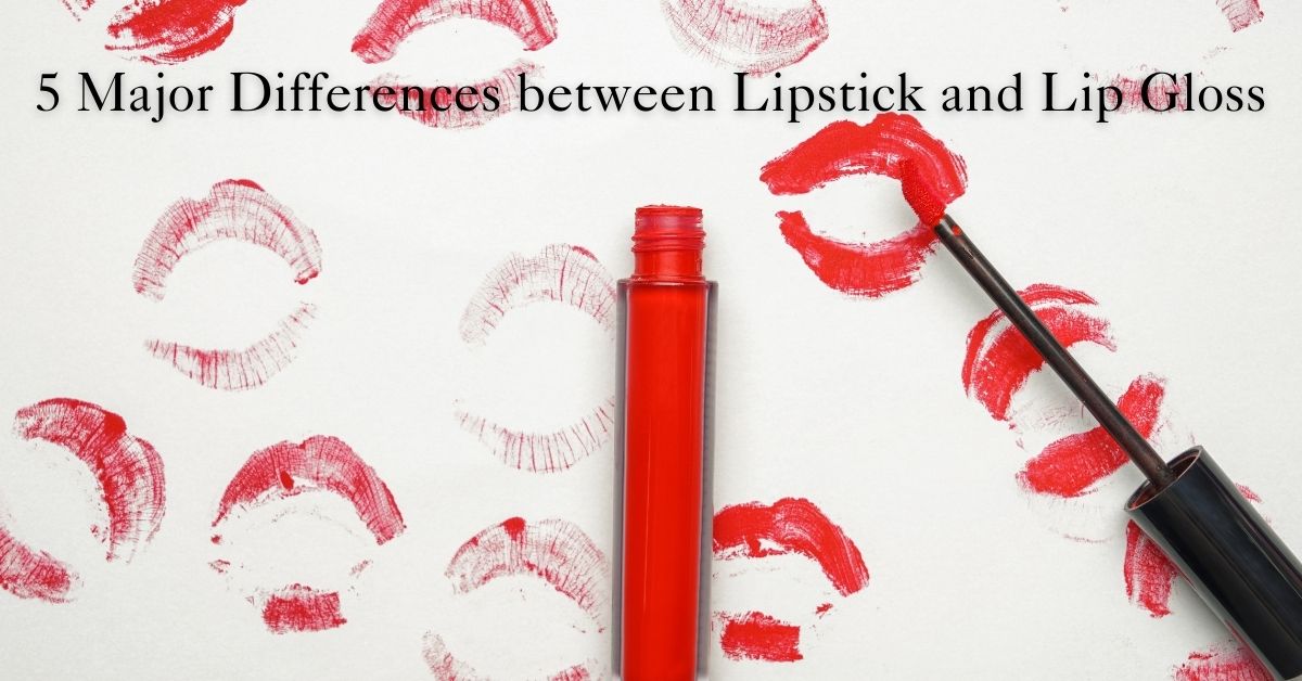 lip gloss lipstick difference