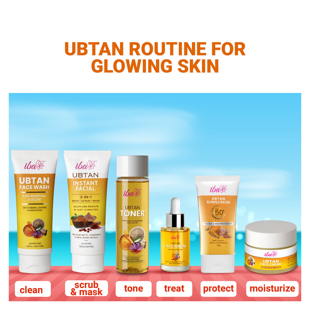 Buy Ubtan Sunscreen SPF 50 PA++++ Online - Iba Cosmetics