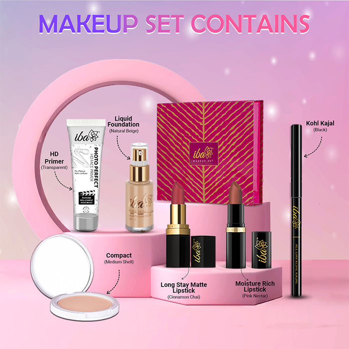 Full Makeup Set | Buy Full Makeup Kit Box Online - Iba Cosmetics