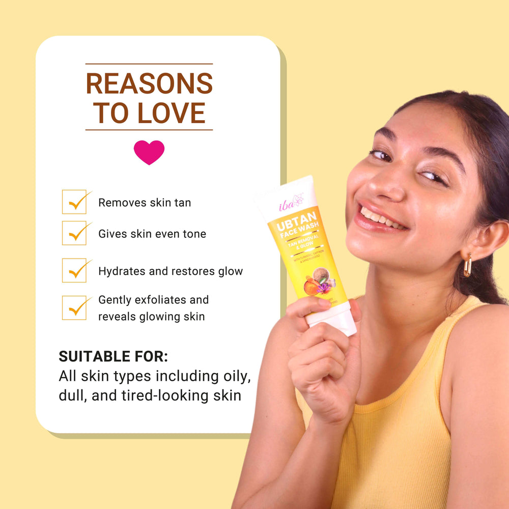 Buy Ubtan Face Wash Online at Best Price - Iba Cosmetics